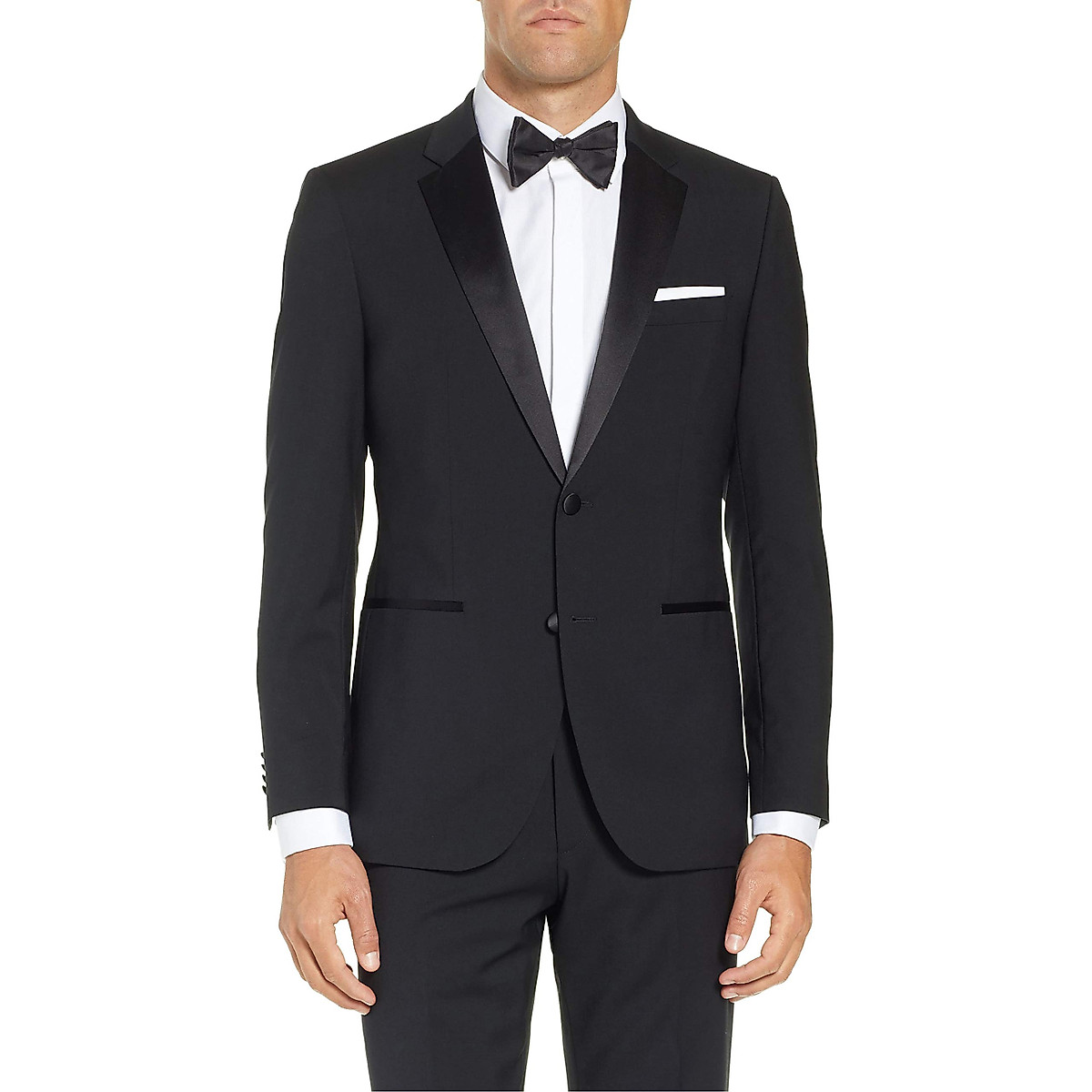 Adam Baker Men's BL501 Classic Fit Tuxedo Suit - Black - 38R