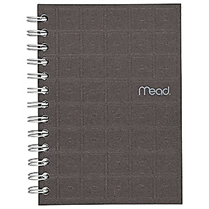 Mead Spiral Notebook, College Ruled Paper, 80 Sheets, 7" x 5", Recycled, Assorted Colors, Color Selected For You, 1 Count (45186)