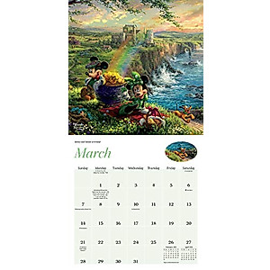 Disney Dreams Collection by Thomas Kinkade Studios: 2021 Mini Wall Calendar