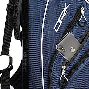 Prosimmon Golf DRK 7" Lightweight Golf Stand Bag with Dual Straps Blue/White