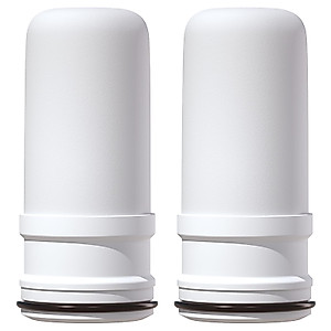 DEKEXI Filtration Faucet System Replacement Water Filters, Fits S-01, Last Up to 6 Months, Pack of 2