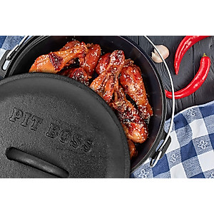 Pit Boss 12” Cast Iron Camp Oven, Black