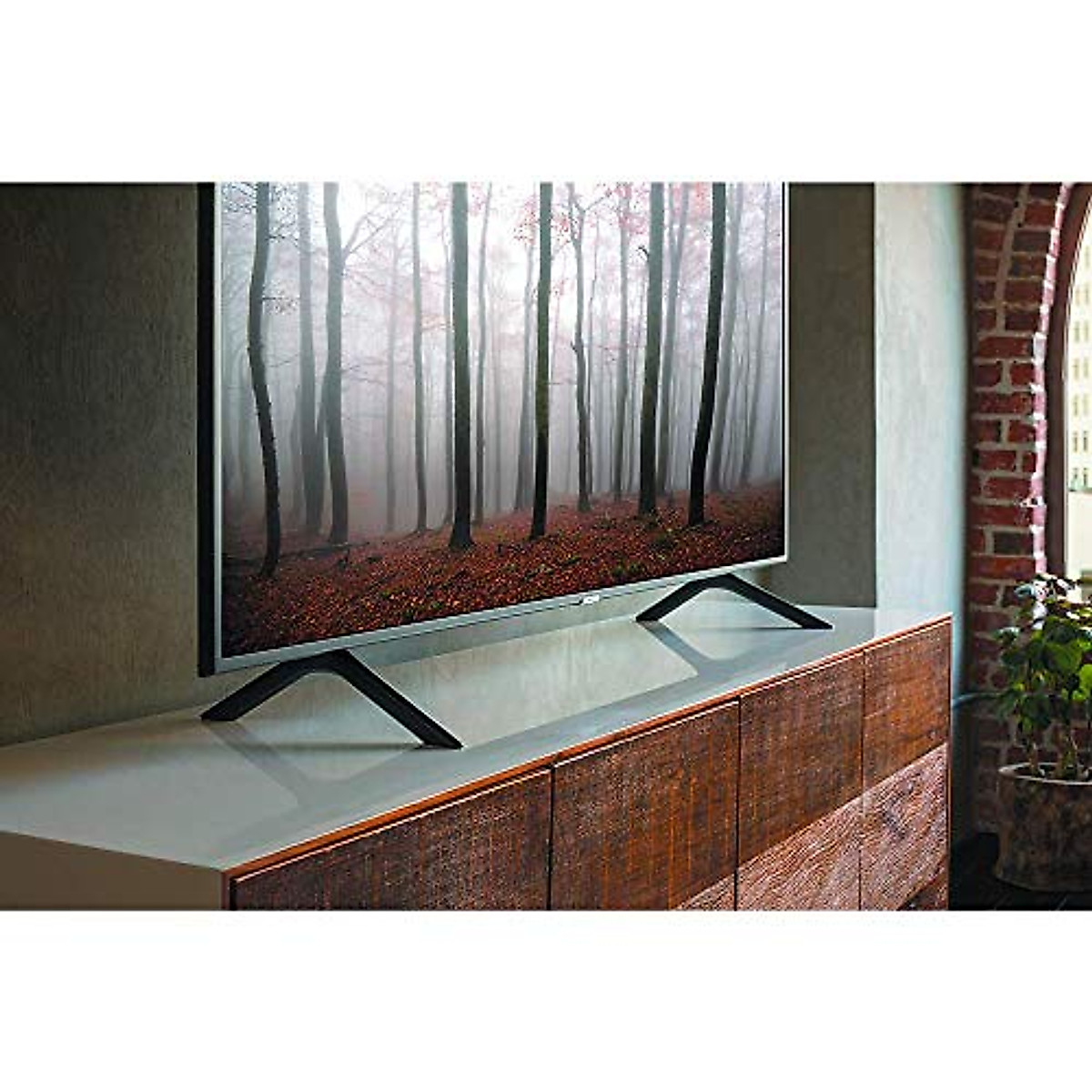 Samsung UN58RU7100FXZA Flat 58-Inch 4K UHD 7 Series Ultra HD Smart TV with HDR and Alexa Compatibility (2019 Model)