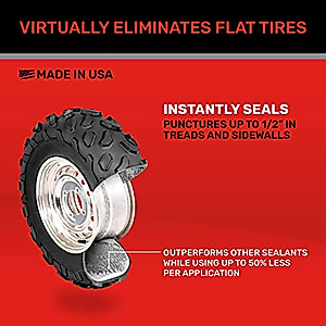 Stan’s Outdoor Tire Sealant, Flat-Tire Repair for Outdoor Utility Equipment like Trailers, Wheelbarrows, Handcarts, Golf Carts, and Tractors