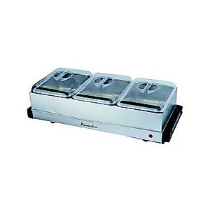 Continental Electrics PS77331 3 Tray Buffet Server