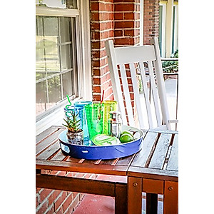 Boston Warehouse Insulated Plastic Tumblers, 24-Ounce, Set of 4, Sunset Collection