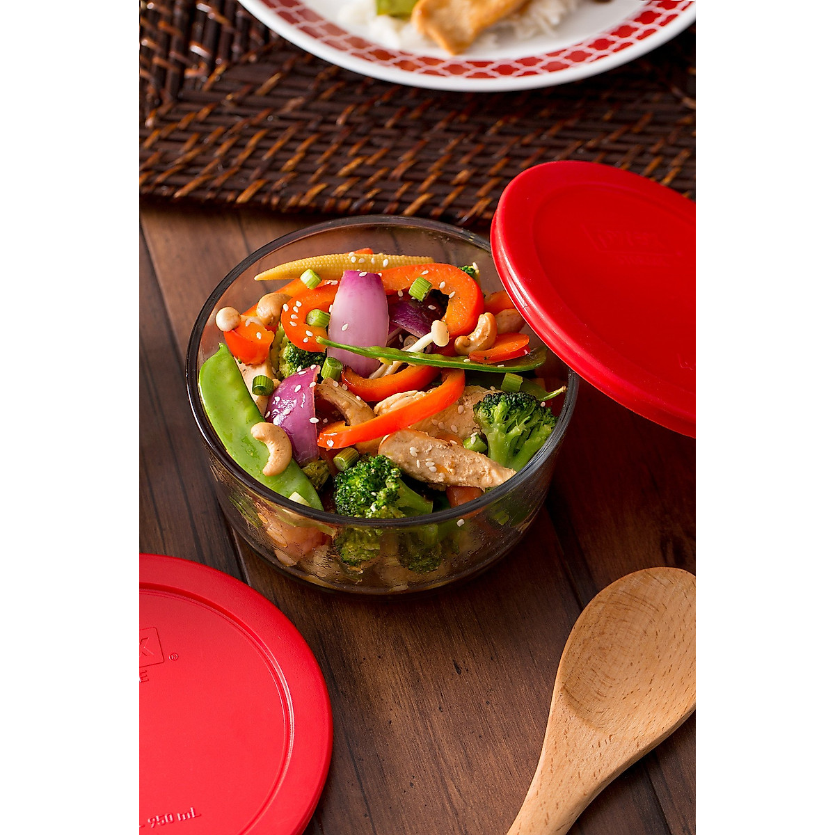 Pyrex Easy Grab 14-Piece Glass Baking Dish Set with Lids, Glass Food Storage Containers Set, Non-Toxic, BPA-Free Lids, Bakeware Set