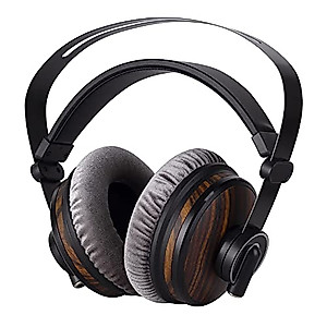 Hi-Fi Music Studio Monitor Headphones - 50mm Drivers Unit and 3.5mm/6.35mm Jack, Wired Over Ear Headphones for Music, DJ Mixing, Audiophile and AMP Computer Recording