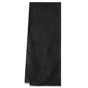 Scarf for Men Fall Winter Warm Scarves Soft Tassel Cashmere Feel Scarf Solid Black