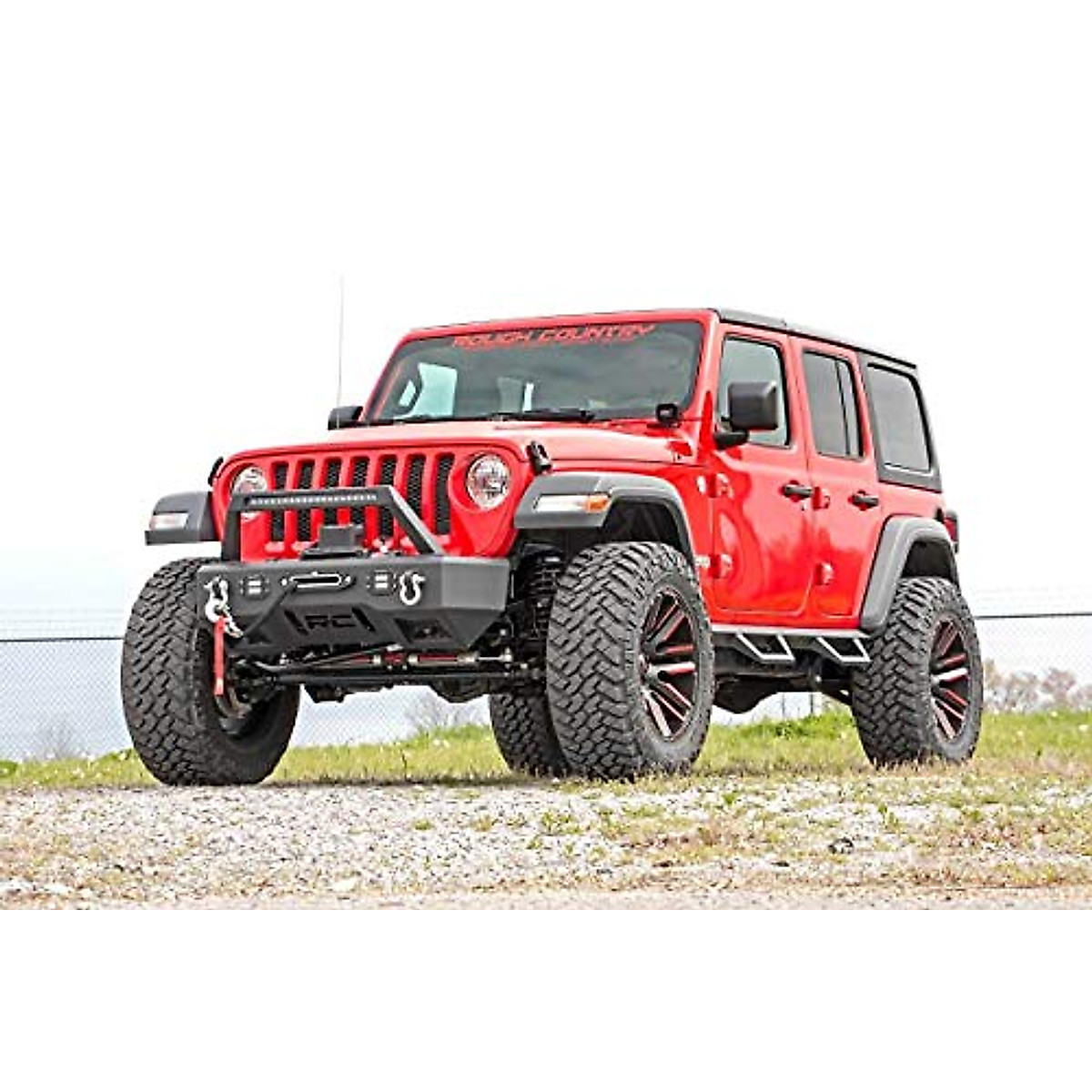 Rough Country XL2 Drop Steps for 2018-2022 Jeep Wrangler JL | 4-Door - 90769A