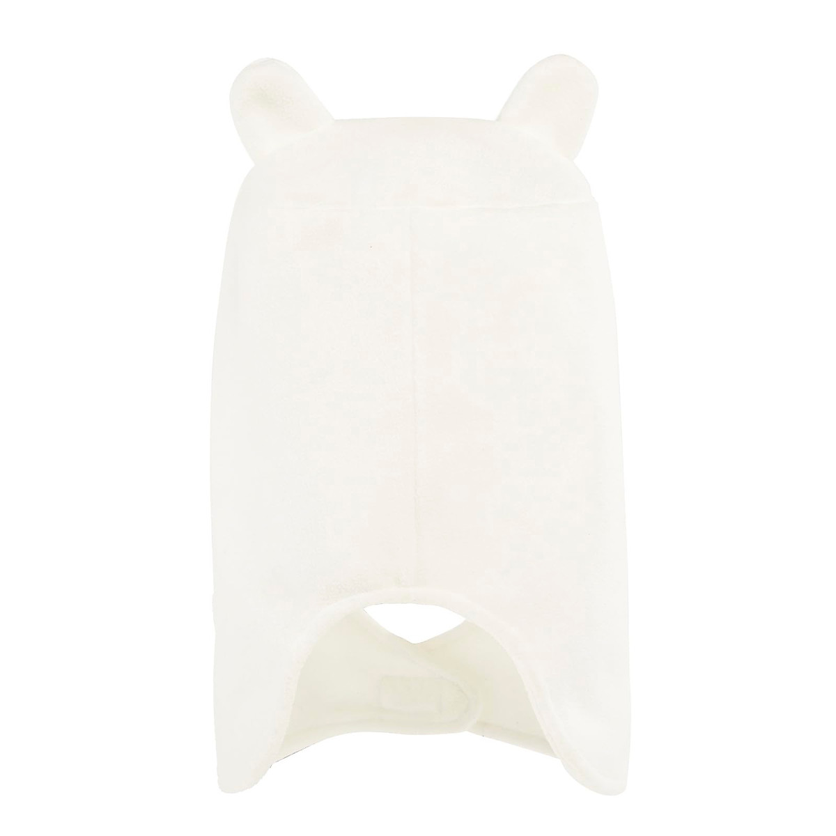 Danlois Beanie Hat, Character Hat Winter Knit Cap with Snap Button, White, One Size