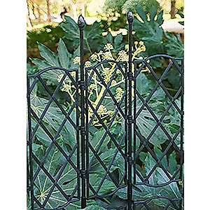 Decor Trellis, Garden Trellis for Climbing Plants, Garden Fence, Stackable Mini Garden Trellis, Superimposed Garden Flower Support Metal Trellis for Climbing Rose Vegetable Flower