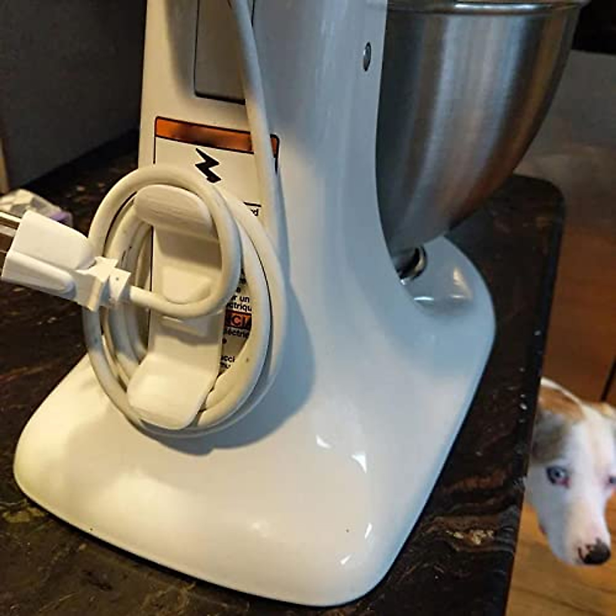 Mllkcao Kitchen Appliance Cord Winder, 2PC Kitchen Mixer Cord Organizer Space-Saving Aid Appliance Storage Wire Storage and Fixing Hider Organizer