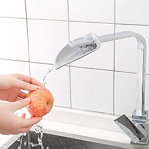 U-M pulabo Splash-Proof Faucet, Faucet Extender Sink Handle Extension Toddler Kid Bathroom Children Hand Wash Gray Excellent Quality and Popular Beautiful