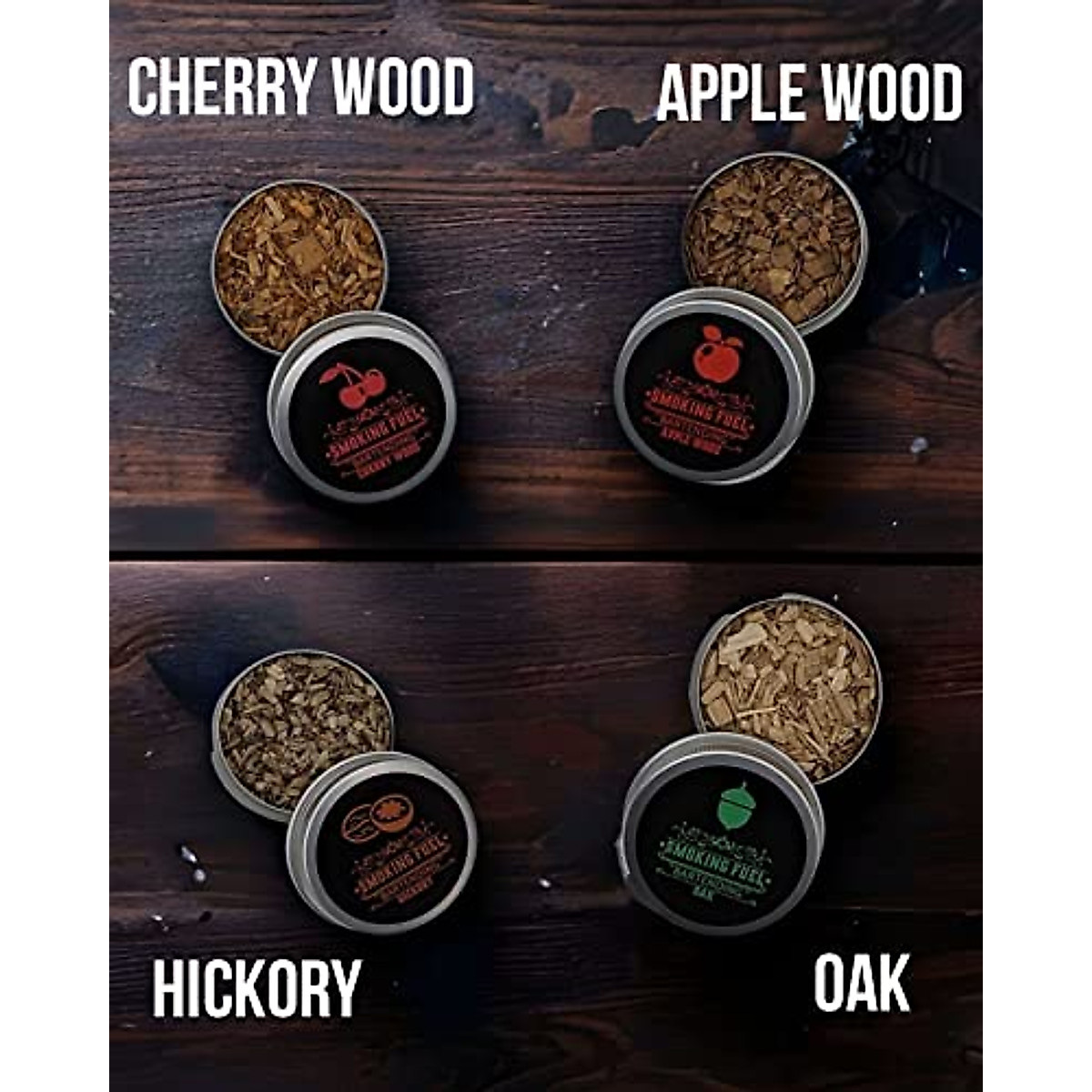 OAK N' ASH Cocktail Smoker Kit with Torch and wood chips | Old Fashioned Smoker Kit | Whiskey & Bourban Drink Smoke Infuser Kit | Whiskey Gifts for Men , Dad , Husband and More (NO BUTANE) (NO GLASS)