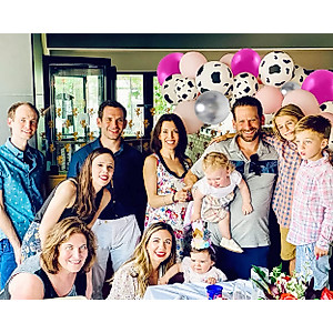 Cow Balloon Garland Arch Kit - 125Pieces Rose Red Light Pink Metallic Silver Balloons for Western Cowgirls Birthday Wedding Last Rodeo Bachelorette Bride Shower to be Party Decorations