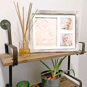 MAINEVENT Baby Footprint Kit and Handprint Kit, 3 Month Old Baby Must Have, New Baby Hand Foot Print Kit Baby Keepsake Gift Baby Feet Print Baby Frame Baby Hand Footprint Frame Baby Handprint Kit