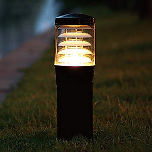 MODEBHD European Simplicity LED Acrylic Column Lamp Outdoor Waterproof Table Lamp E27 Decoration Courtyard Door Light Fence Door Villa Balcony Garden Street Light Post Light Bollard Lamp Floor Lamps