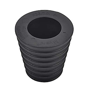 Myard Umbrella Cone Wedge Shim for Patio Table Hole Opening or Base 1.8 to 2.4 Inch, Umbrella Pole Diameter 1-1/2" (38mm, Black)