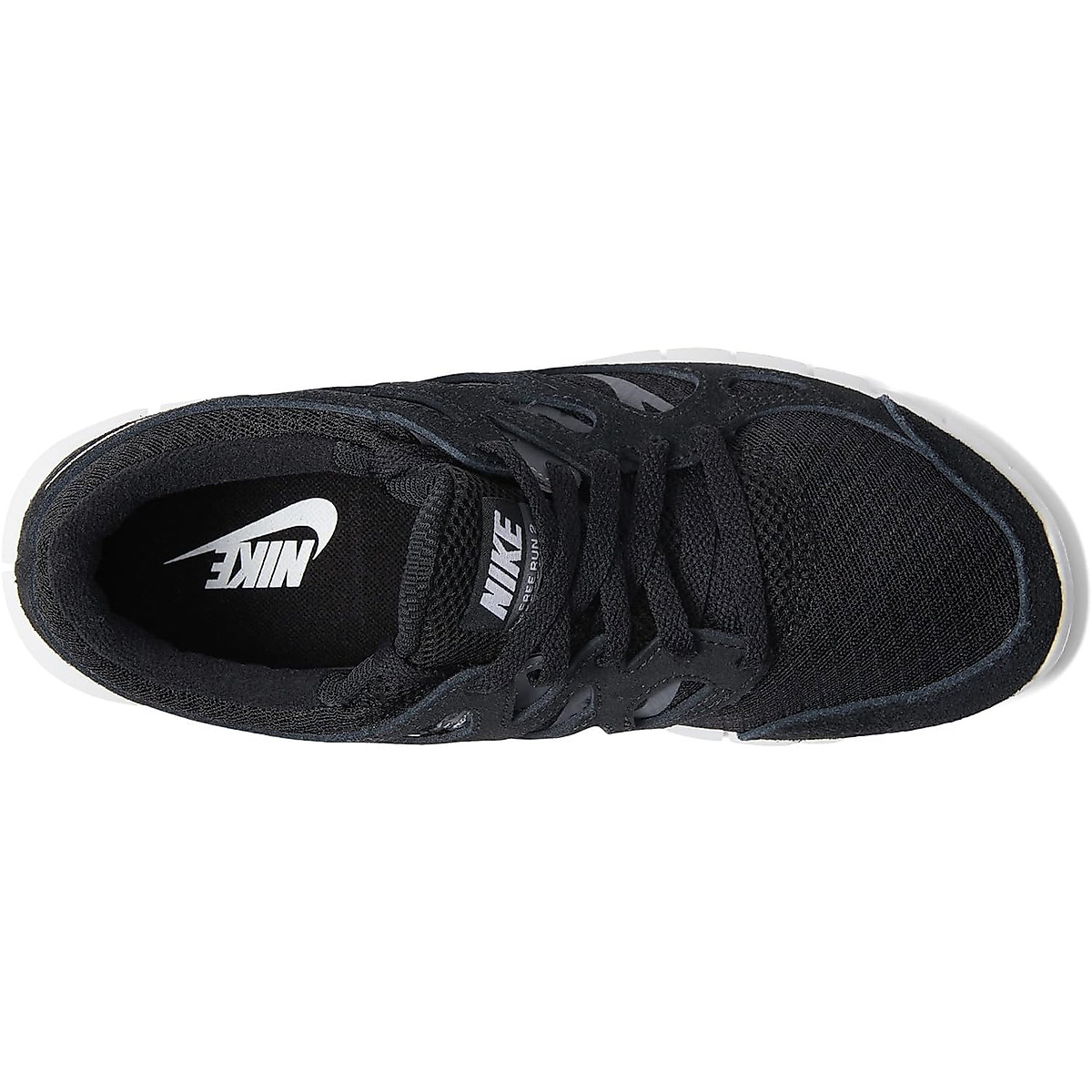 Nike Women's Free Run 2, Black White Dark Grey 001, 10