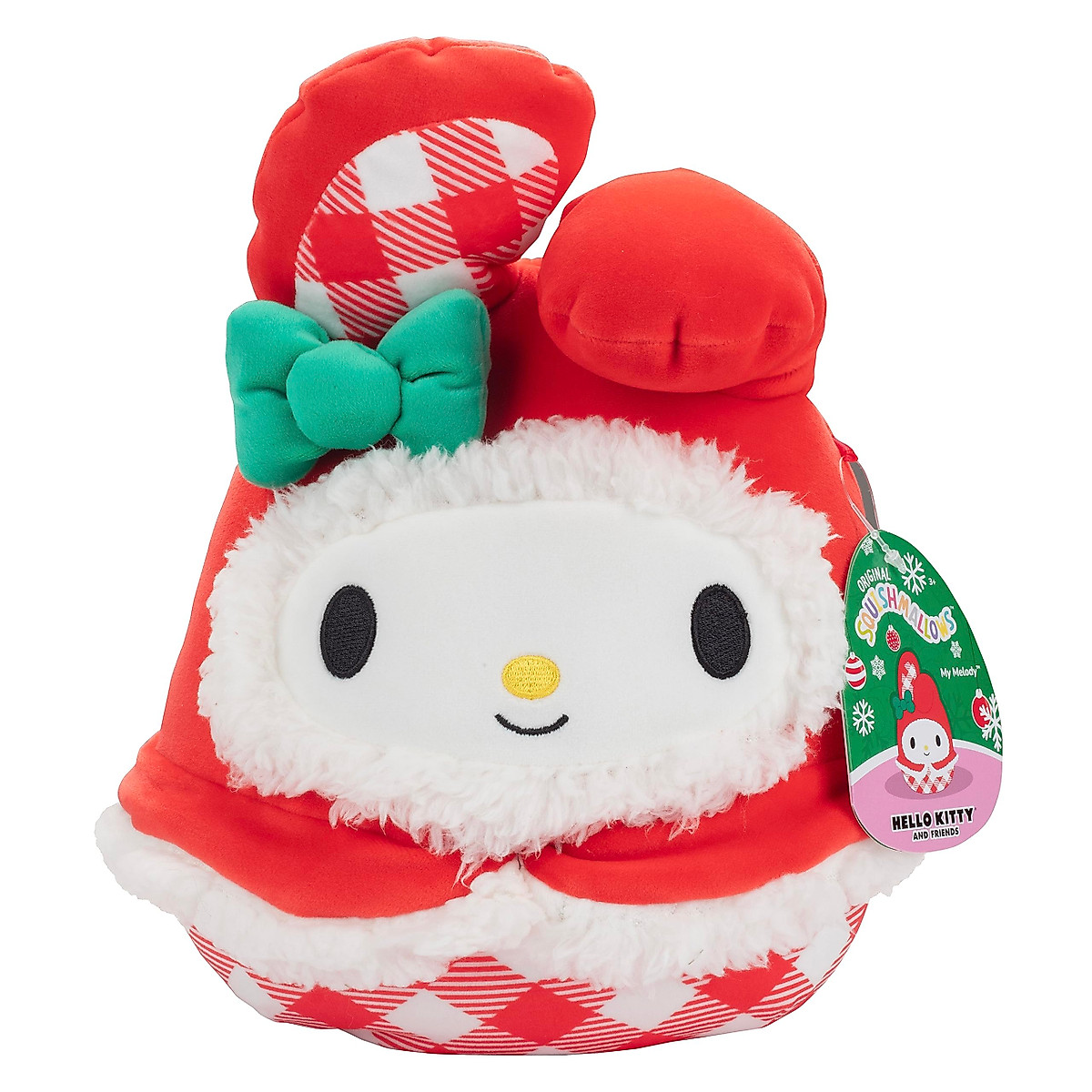 Squishmallows 8-Inch Hello Kitty & My Melody 2 Pack - Official Jazwares Plush - Collectible Soft & Squishy Stuffed Animal Toy - Add to Your Squad - Gift for Kids, Girls & Boys