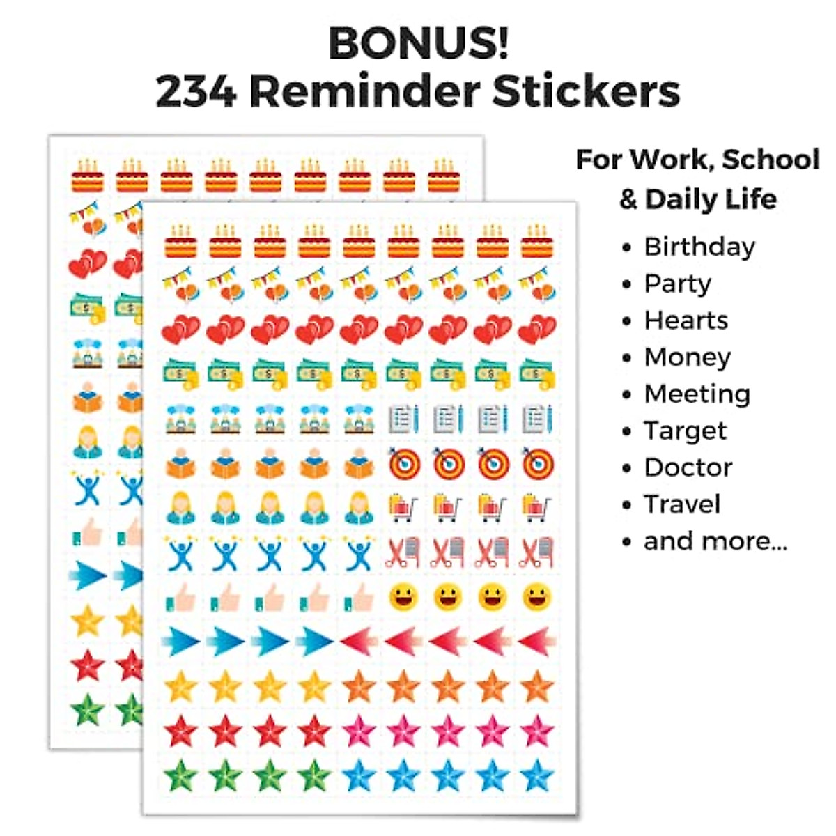 CRANBURY Large Deskpad Calendar 2023 - (Seasons) 17x22", Big 2023 Calendar 22x17, Large Desk Calendar or Wall Calendar, Colorful Monthly Designs, Includes Stickers