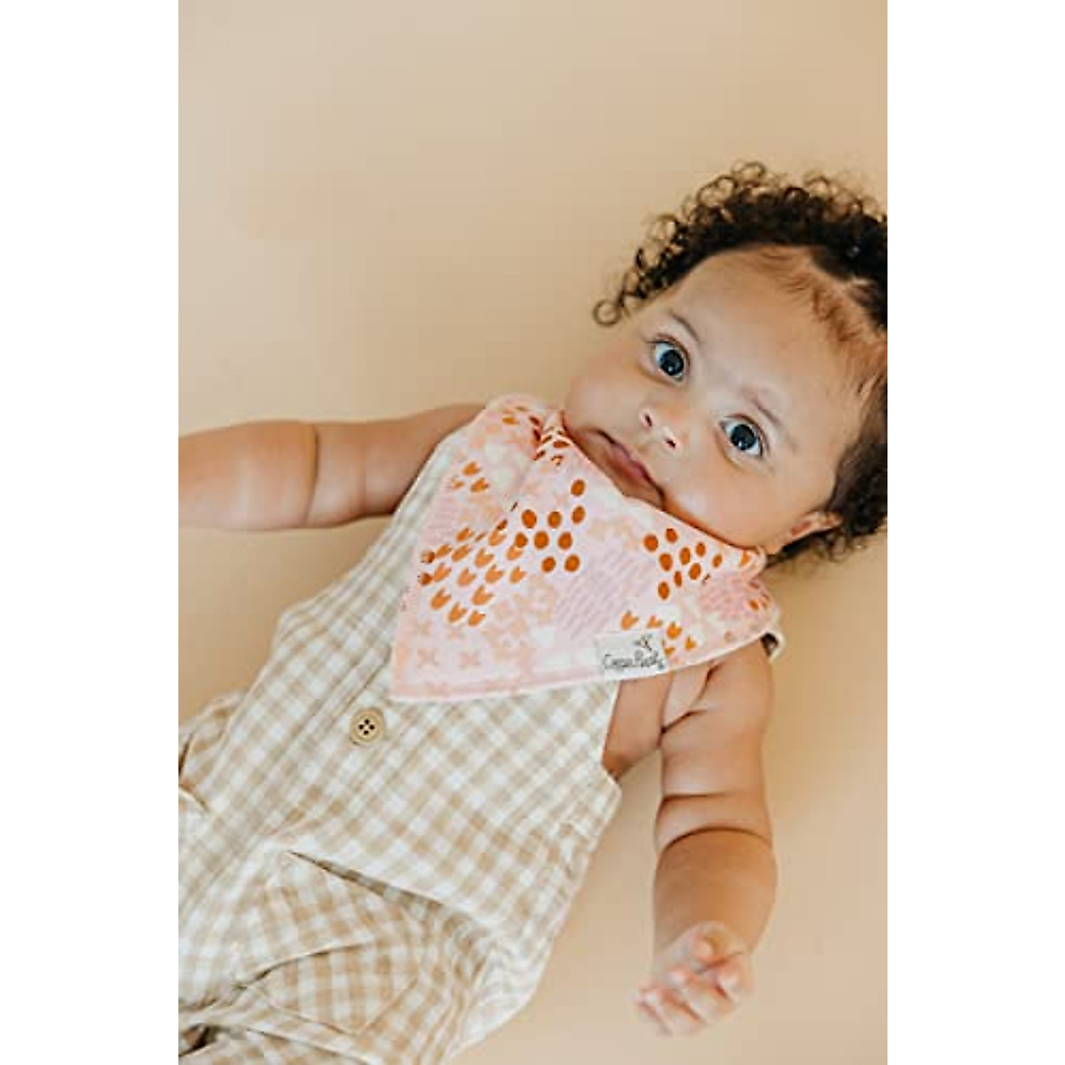 Copper Pearl Baby Bandana Drool Bibs for Drooling and Teething 4 Pack Gift Set Rue, Soft Set of Cloth Bandana Bibs for Any Baby Girl or Boy, Cute Registry Ideas for Baby Shower Gifts