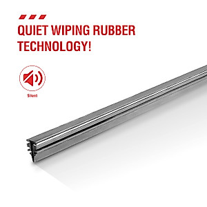 24"/22" Windshield Wiper Blades Fit for Volvo XC90 2015-2005 /XC70 2007-2005/ S60 2009-2005 S80 2006-2004/V70 2007-2005+More Cars Pinch Tab-Set of 2