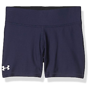 Under Armour Team Shorty 4, Midnight Navy/White, Youth Large