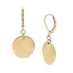 Robert Lee Morris Soho Disc Drop Earrings, GOLD, (386197GLD710)