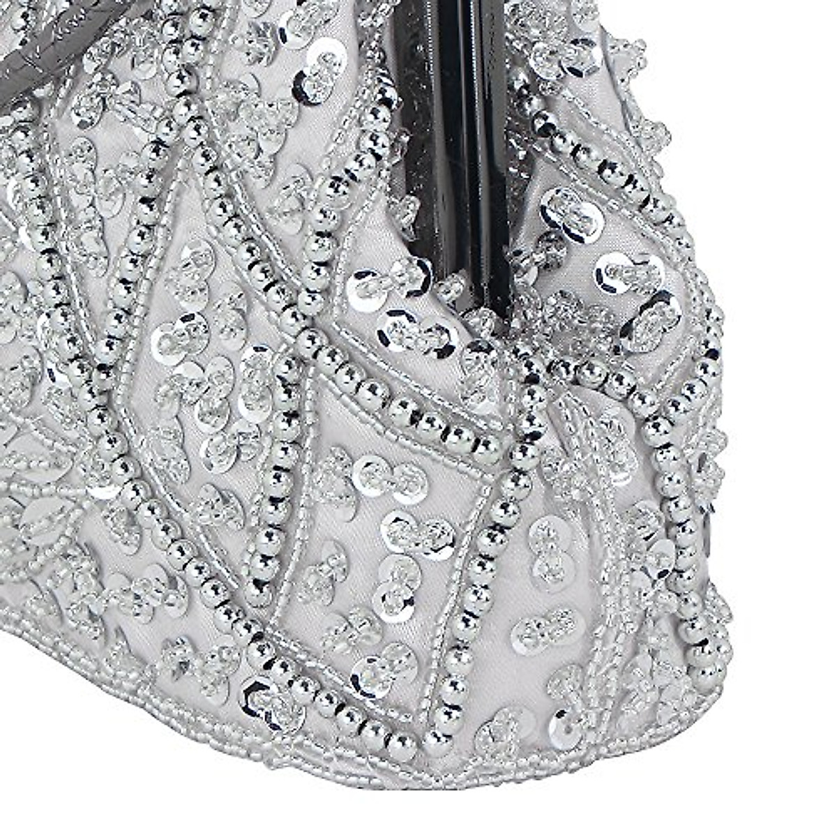 Bagood Women's Vintage Style Beaded And Sequined Evening Bag Wedding Party Handbag Clutch Purse