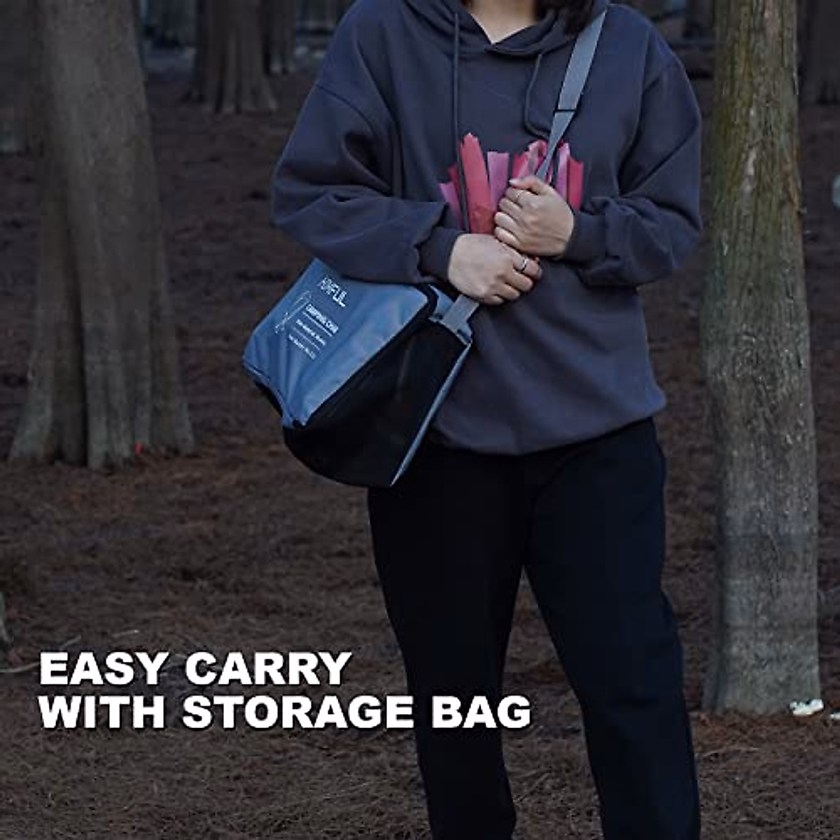 HITORHIKE Camping Chair with Nylon Mesh and Comfortable Headrest Ultralight High Back Folding Portable Compact for Camping, Hiking, Backpacking, Picnic, Festival, Family Road Trip (Grey)