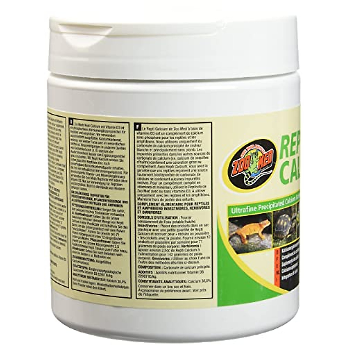 Zoo Med Reptile Calcium with Vitamin D3, 8-Ounce