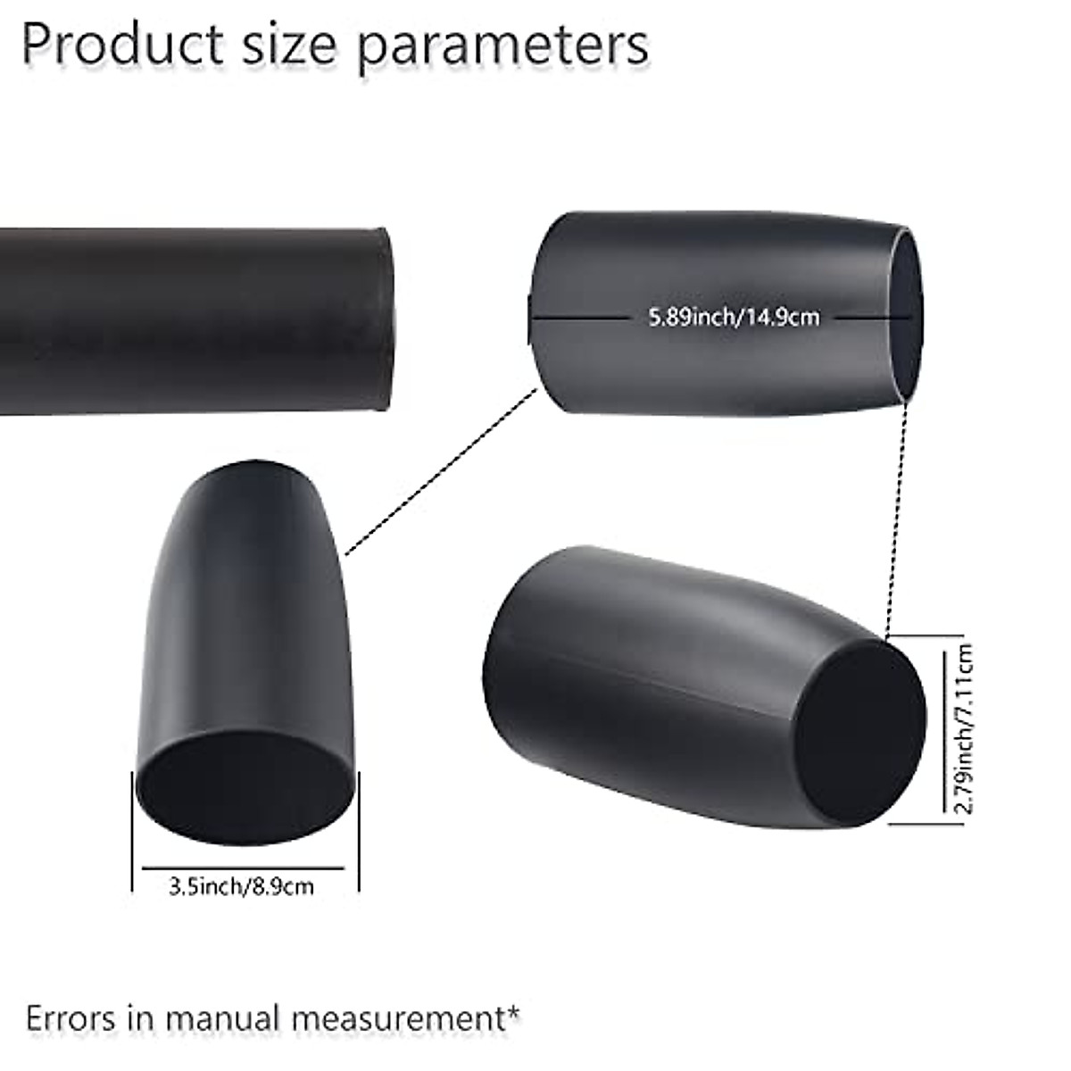 KitchenKipper Blower Flat Spread Nozzle for Milwaukee M18 2724-20 & 2724-21 Fuel Leaf Blower, Work for Drying, Blow-Drying -Leaf Blower Flat Nozzle Tip (Black)