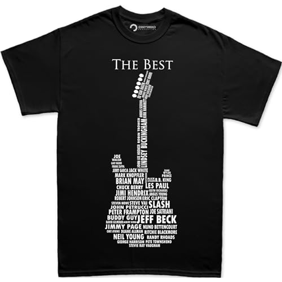 Guitar Legends Guitar Shirt - Guitar T Shirts for Men - Guitar Gifts for Men - Guitar Shirts for Men - Rock Band Concert Tshirts - Gifts for Guitar Players - Guitar Tshirts for Men Black