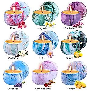 Candles Sets Candle Gifts for Mother Friend, Candles Pack for Women, 180 Hour Long Lasting Scented Candles Birthday Gift for Mum Girl, Aromatherapy Candles for Home scented, Natural Organic Soy Candle