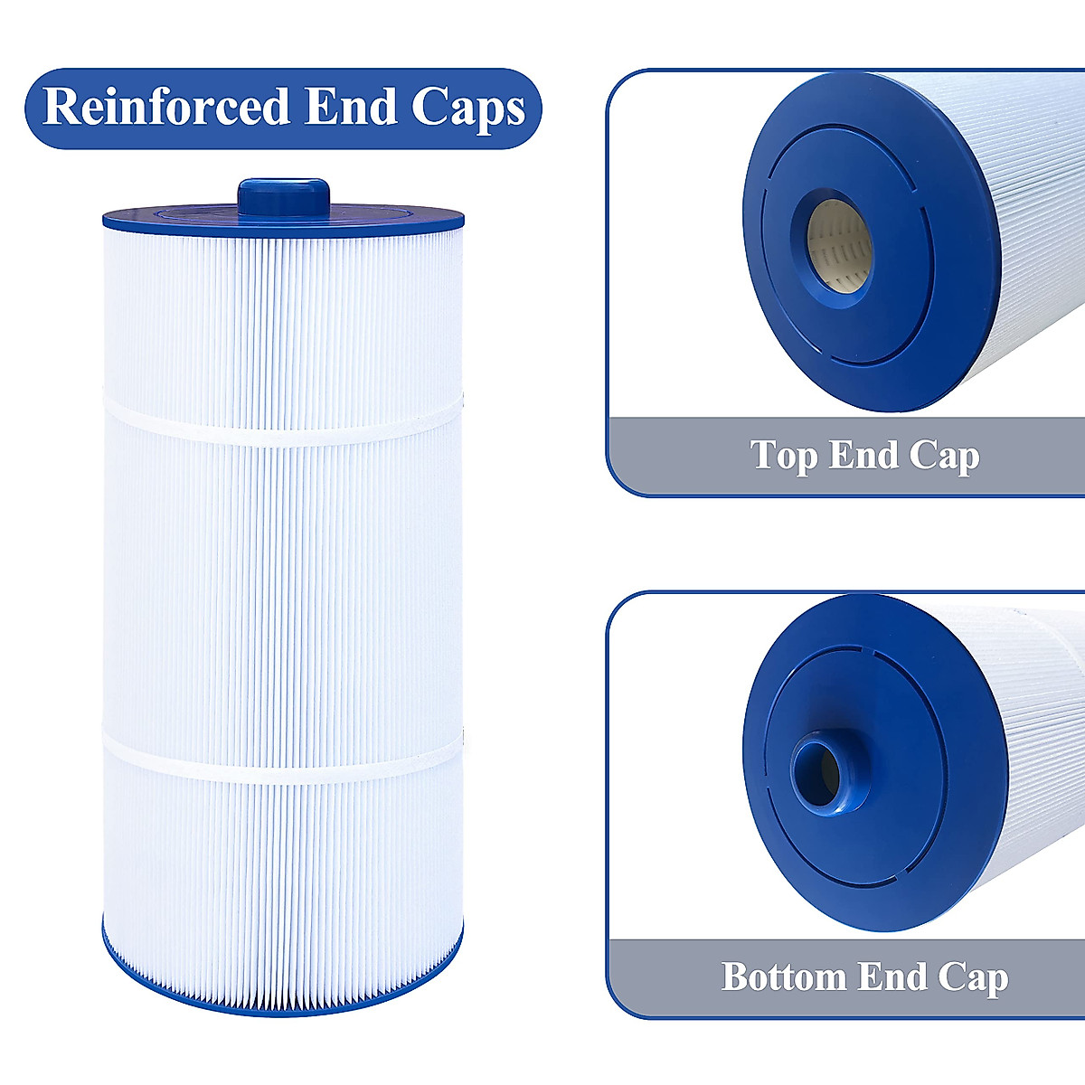 Cryspool Spa Filter Compatible with 6540-488,Sundance Double End 120, PSD125-2000, C-8326, FC-2780, Magnum SU125,125 sq.ft, 1 Pack