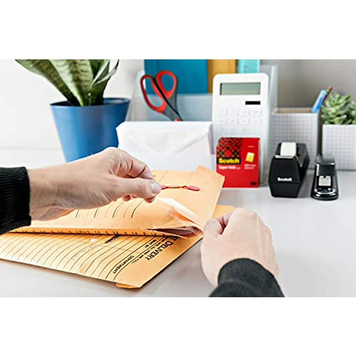 Scotch Super-Hold Tape, 6 Rolls, Transparent Finish, 50% More Adhesive, Trusted Favorite, 3/4 x 1000 Inches, Boxed (700K6)