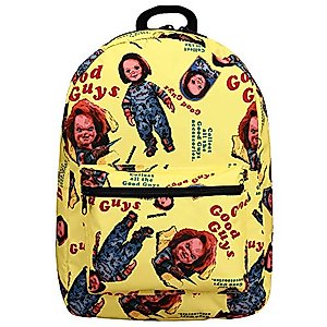 Chucky Classic Horror Movie Yellow All Over Print Tech Backpack