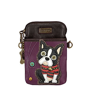 Chala Handbag Chala Boston Terrier Collection (Small Crossbody 5 x 7.5)