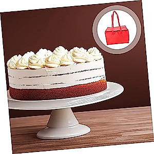 CLISPEED Zip Ties Outdoor Insulation Bags Insulated Delivery Bags Insulated Bags for Shopping Food Delivery Storage Bag Non-woven Fabric With Zipper Ice Bag Food Carrier Bag Delivery Bag