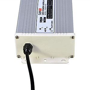 Switch Mode Power Supply 300W 5V 60A Constant Voltage LED Driver 5VDC Rainproof Outdoor 110V AC to DC 5 Volt Transformer Converter (FX300-H1V5)