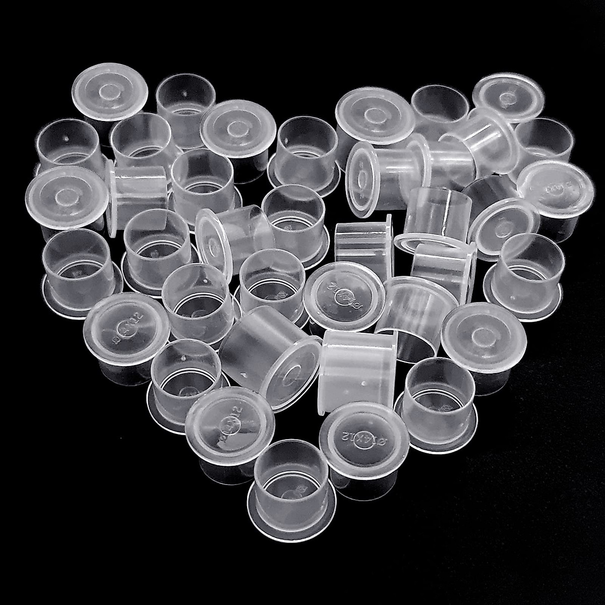 Tattoo Ink Cups 300PCS 14mm Medium Disposable Tattoo Pigment Caps with Base Plastic for Tattooing Tattoo MachineTattoo Supplies Tattoo Needles Tattoo Kits