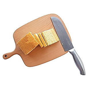 Wood Cutting Board With Handle,Large Wooden Chopping Board for Kitchen,Charcuterie Boards Meat Cheese Pastry Fruit Bread Board,Serving Board Butcher Block,tabla de picar cocina16X9''