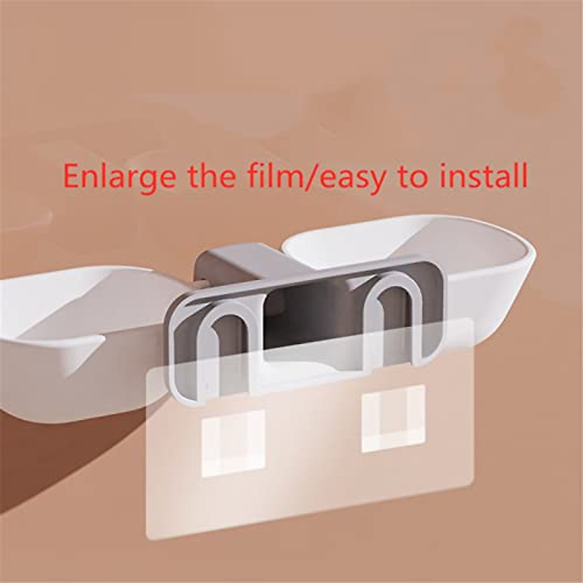 KBIKO-zxl defdong Hangable Bowl cat Bowl Fixed Food Bowl Sucker cat Food Bowl Hanging pet Bowl Anti-overturning Wall-Mounted Double Bowl（2PCS Sucker）, White