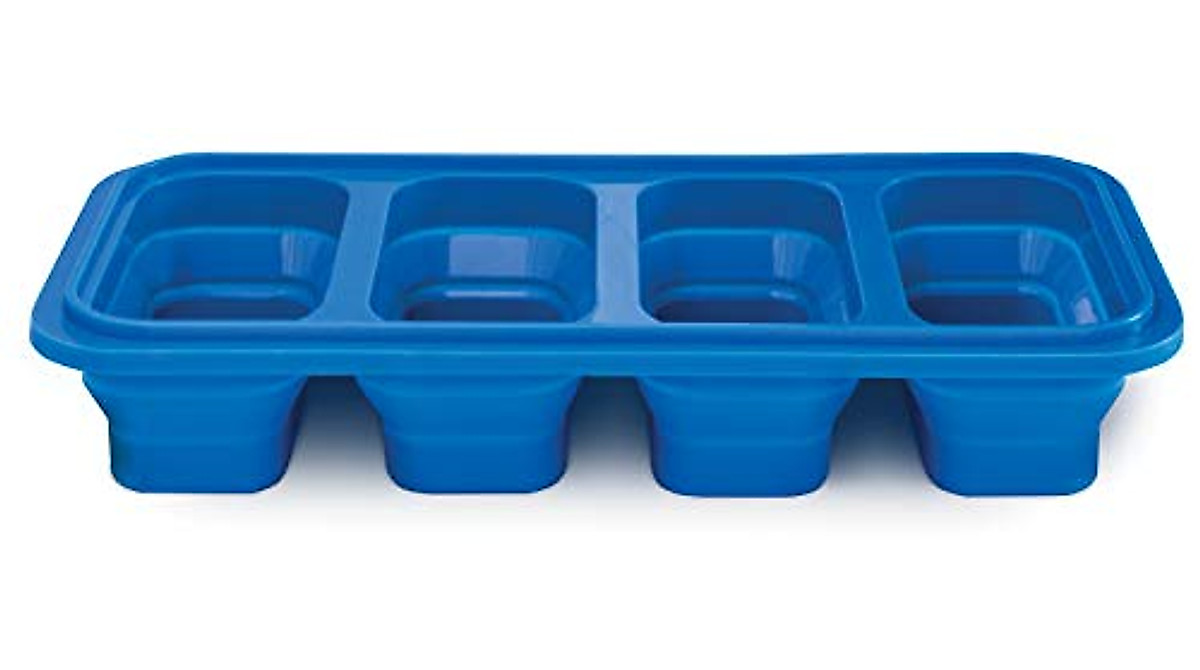 HIC Kitchen Prep-N-Freeze Portion Tray with Lid - Freeze & Store Food
