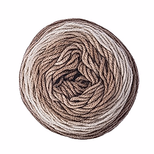 Coats & Clark Super Saver Ombre Yarn, 10 oz, Cocoa