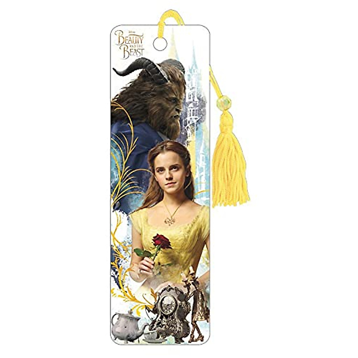 Disney Bookmark for Adults Kids Bundle - 4 Pc Disney Live Action Movie Bookmark Set Featuring Aladdin, Beauty and The Beast, Dumbo, and Lion King (Disney School Supplies)