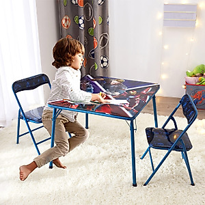 Marvel Avengers Infinity War 3 Piece Children's Activity Square Table and Chair Set, Ages 3+