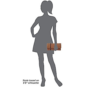 JNB Raffia Straw Clutch, Natural Medium